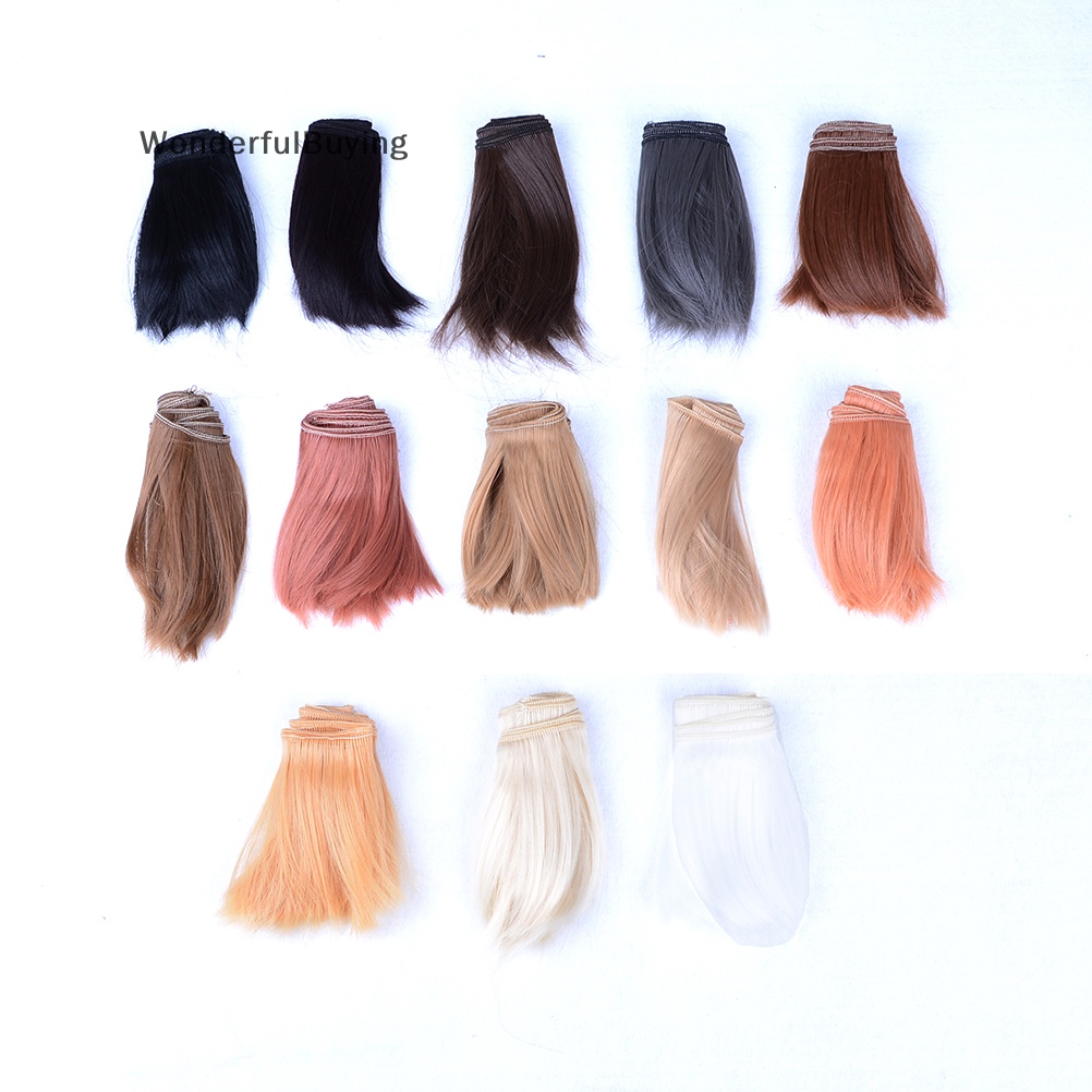 WBPH Belle 10cmx100cm DIY Welf Fringe Wig High-temperature Wire Hair ...