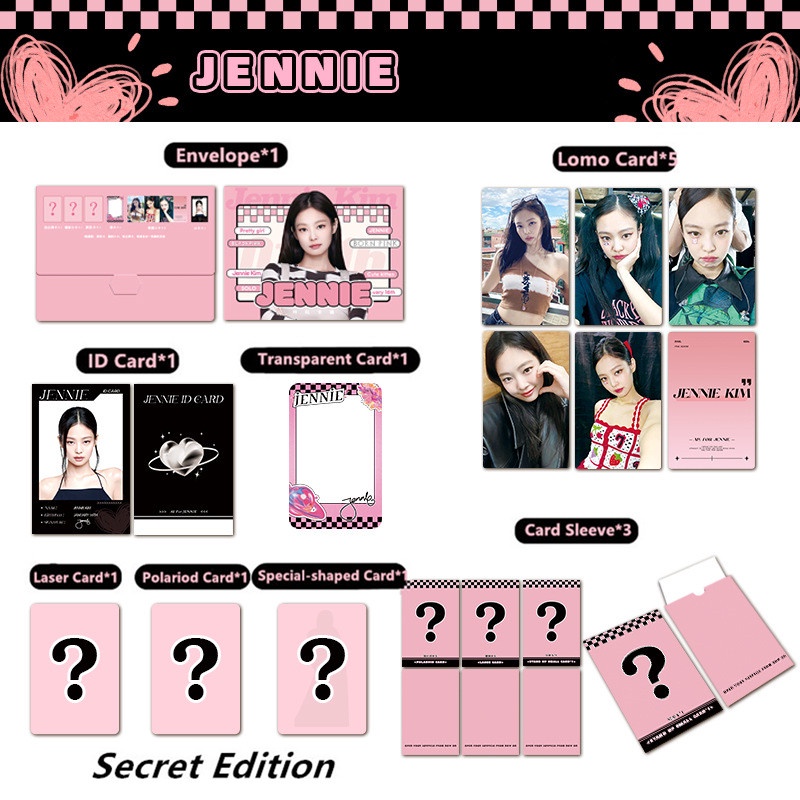 BP Kaji Card Collection JISOO JENNIE LISA ROSE Laser Hologram ...