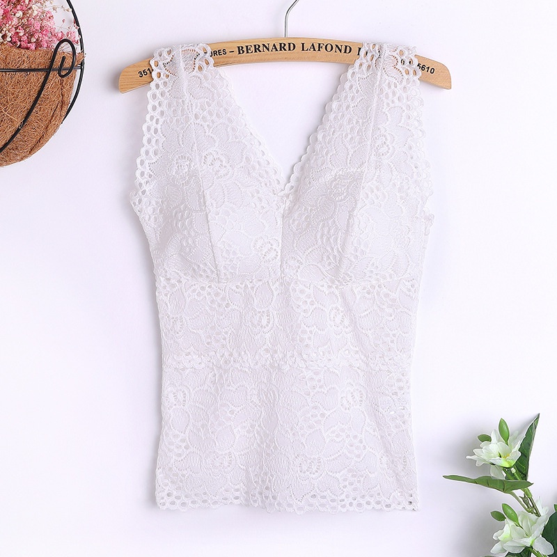 37KG-88KG Plus Size Women Sando Crop Top Plus Size Tops Women Soft Lace ...