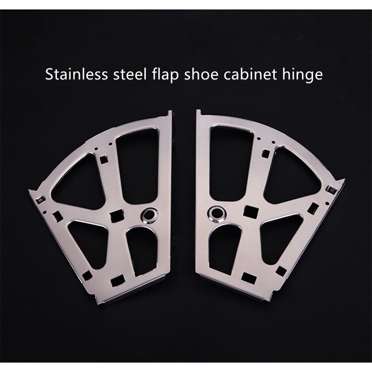 2Pcs Cabinet Flip Hinges 1/2/3 Layers Shoes Cabinet Hinge Rack ...