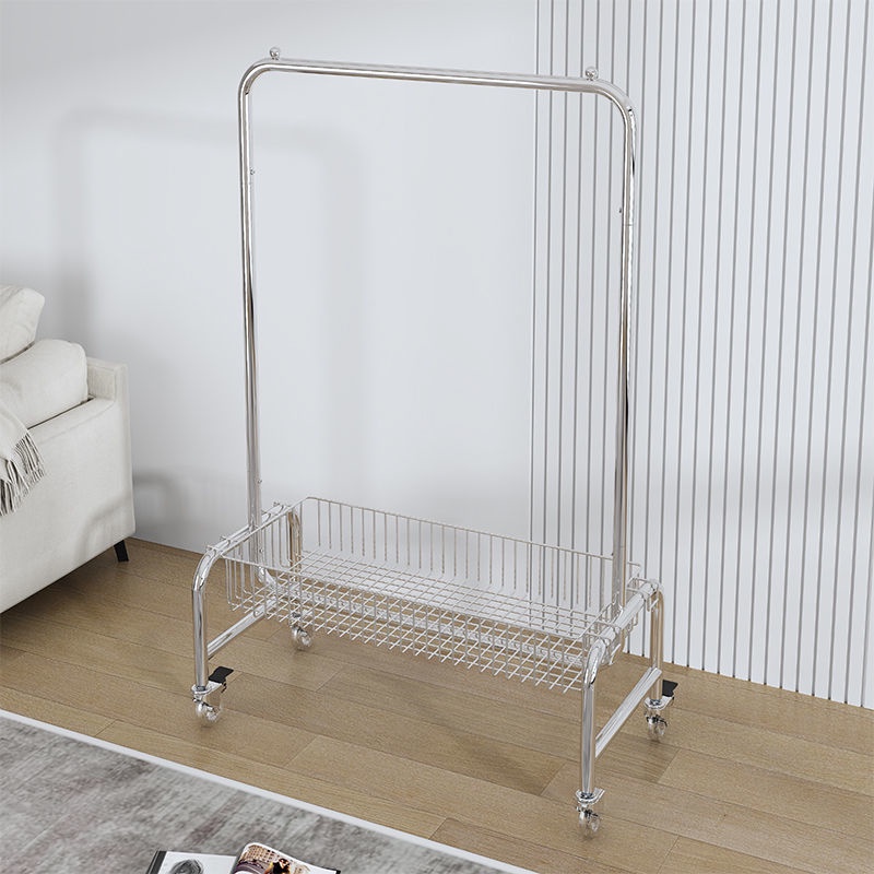 Display Stand Clothes Rack Floor Bedroom Simple Hang the Clothes ...