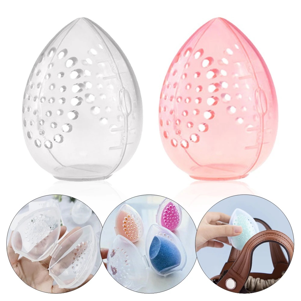 Empty Beauty Sponge Stand Storage Case/Egg Shaped Rack Makeup Puff ...