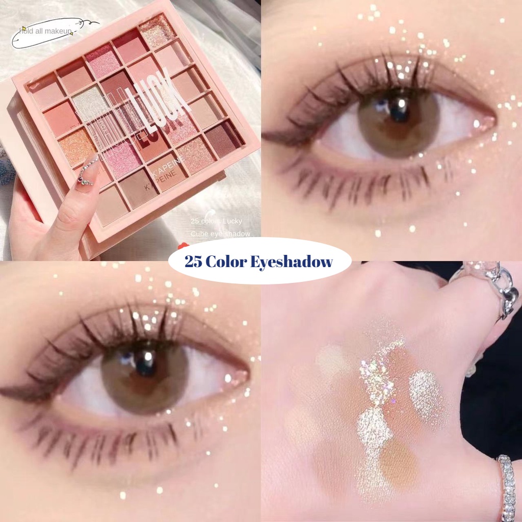 25 colors matte matte lucky magic formula pearl eyeshadow palette pearl ...