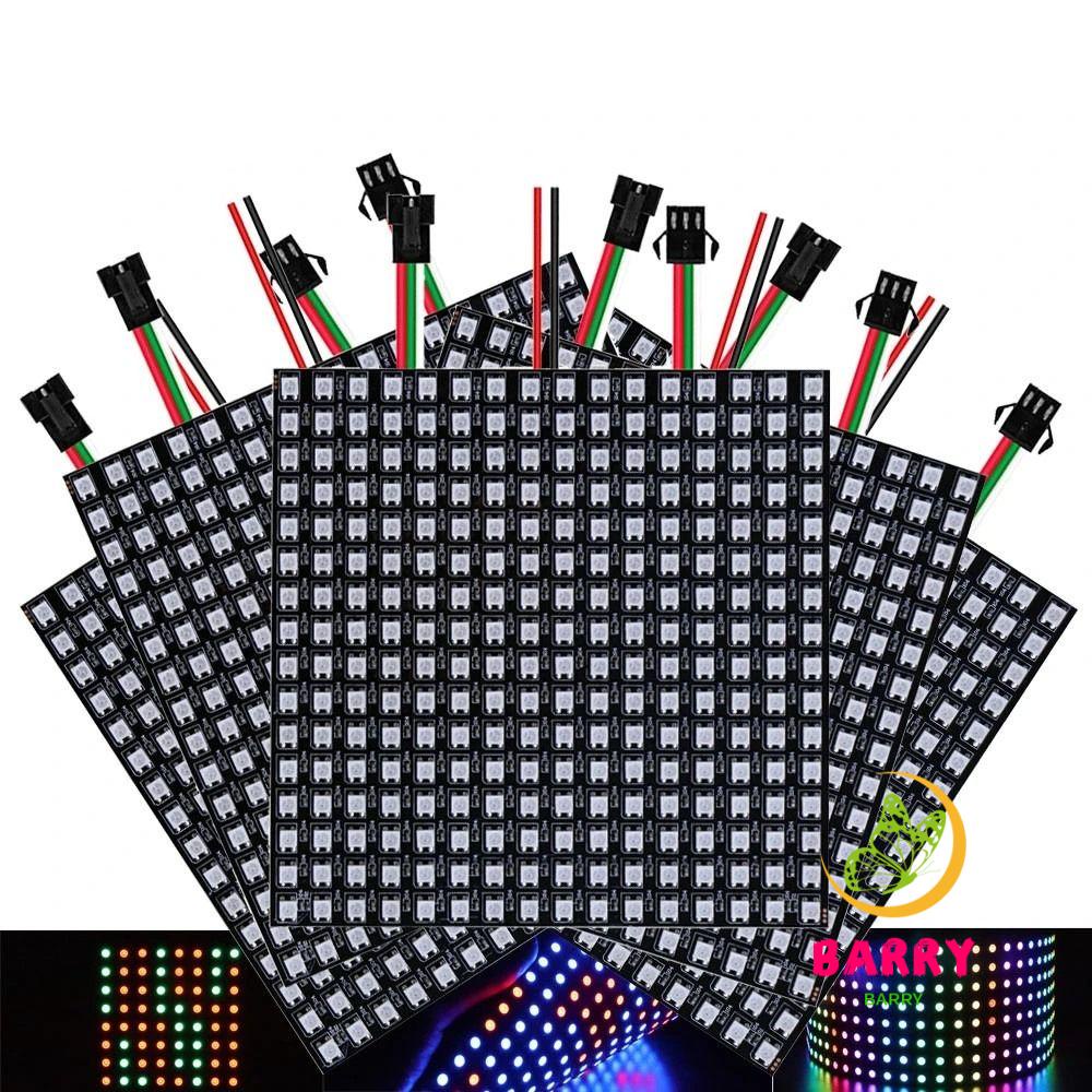 BARRY Pixels Led Panel Flexible DC5V RGB LED WS2812B WS2812 8x8 16x16 ...