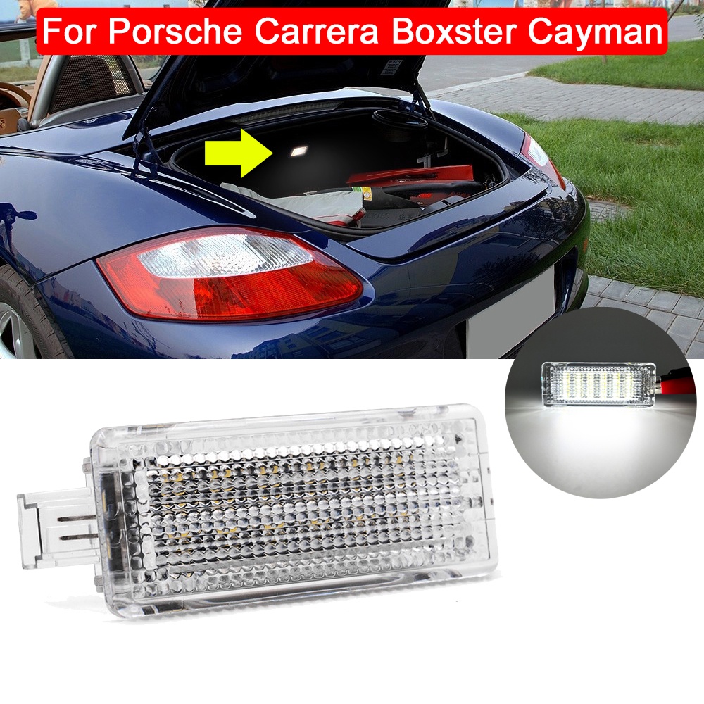 1pc Clear White LED Interior Trunk Luggage Light Assembly For Porsche ...