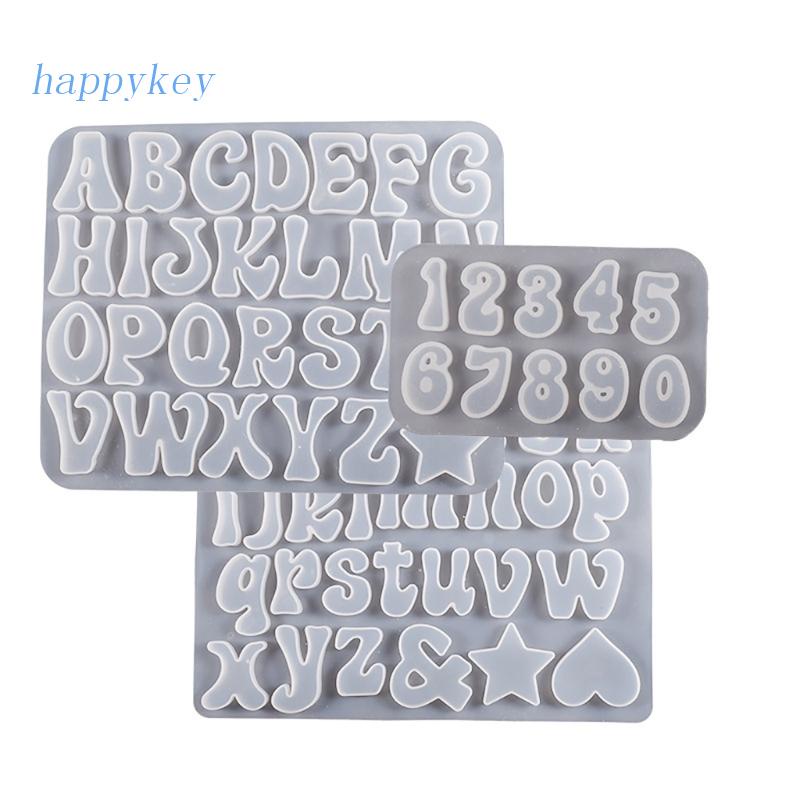 HAP Silicone Alphabet Molds Number Letter Molds Epoxy Resin Molds for ...