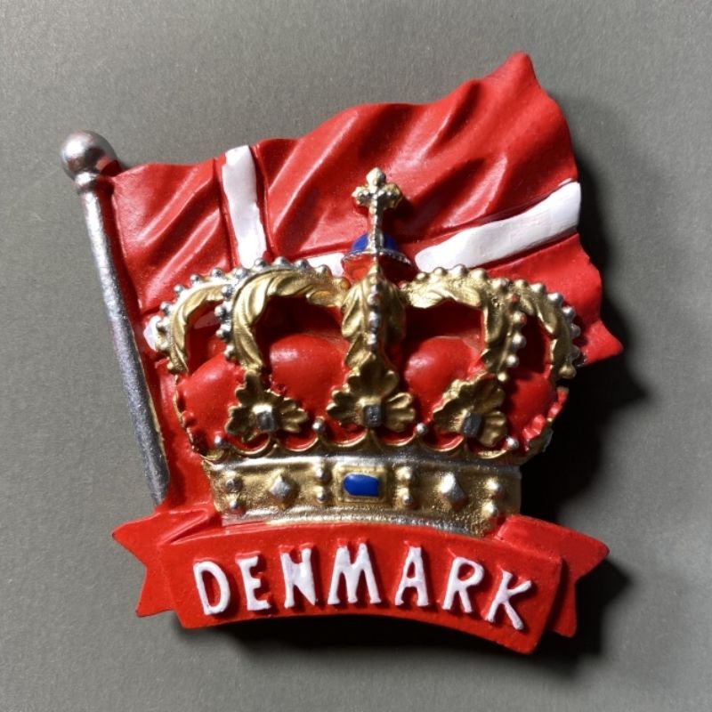 Nordic Denmark Crown Fridge Magnets Tourist Souvenir Refrigerator ...