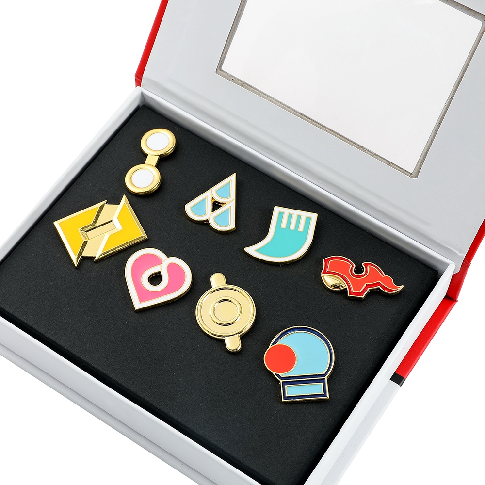 Pokemon Gym Badges Kanto Johto Hoenn Sinnoh Unova Kalos League Region ...