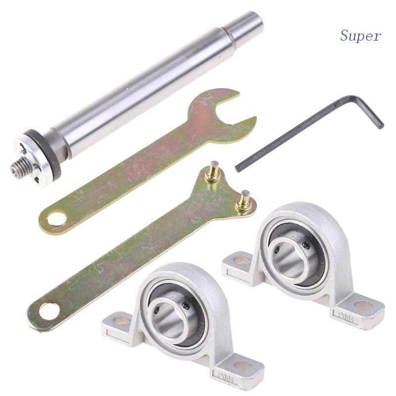 Super Shaft Dia 20mm M14 Thread Spindle Shaft Pulley Fit Chuck K01-65 ...