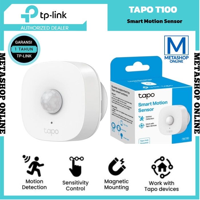 TP-LINK Tapo T100 Smart Motion Detector TPLINK Motion Sensor | Shopee ...