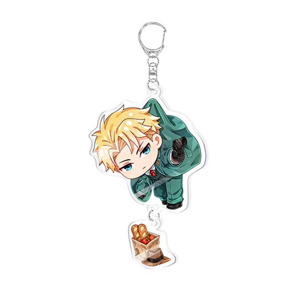 Japan Anime Spy X Family Keychain Cute Forger Anya Yor Loid Bond Barnes ...