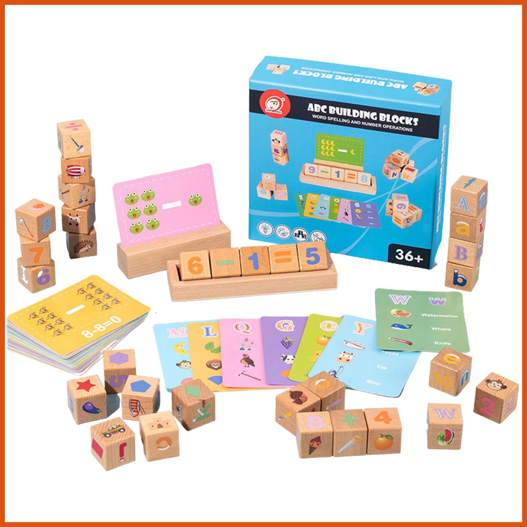 Alphabet Matching Blocks Educational Matching Alphabet Flashcards ...