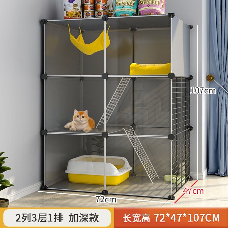 Panoramic Cat Villa Cat Cage Home Super Free Space Indoor Cat Cabinet