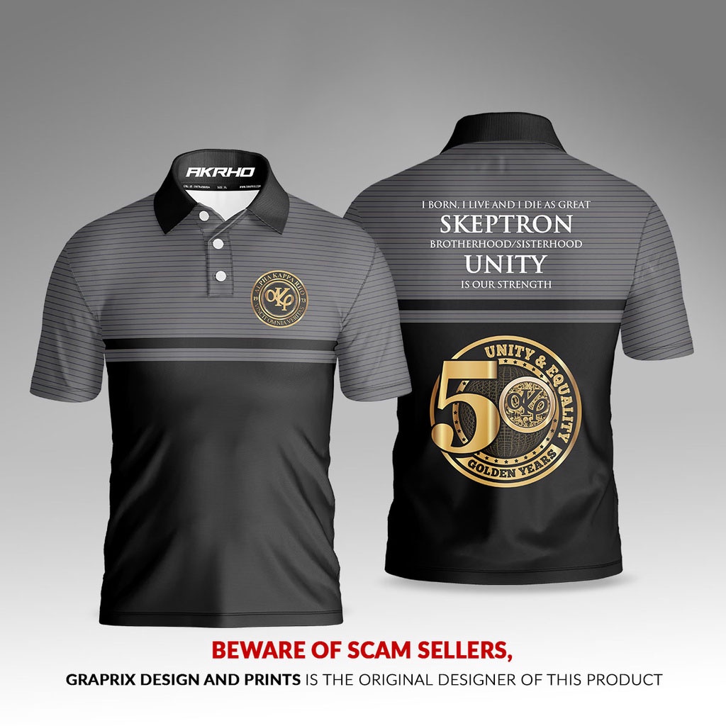 Akrho 50th Anniversary Polo Shirt V1 Full Sublimation | Shopee Philippines