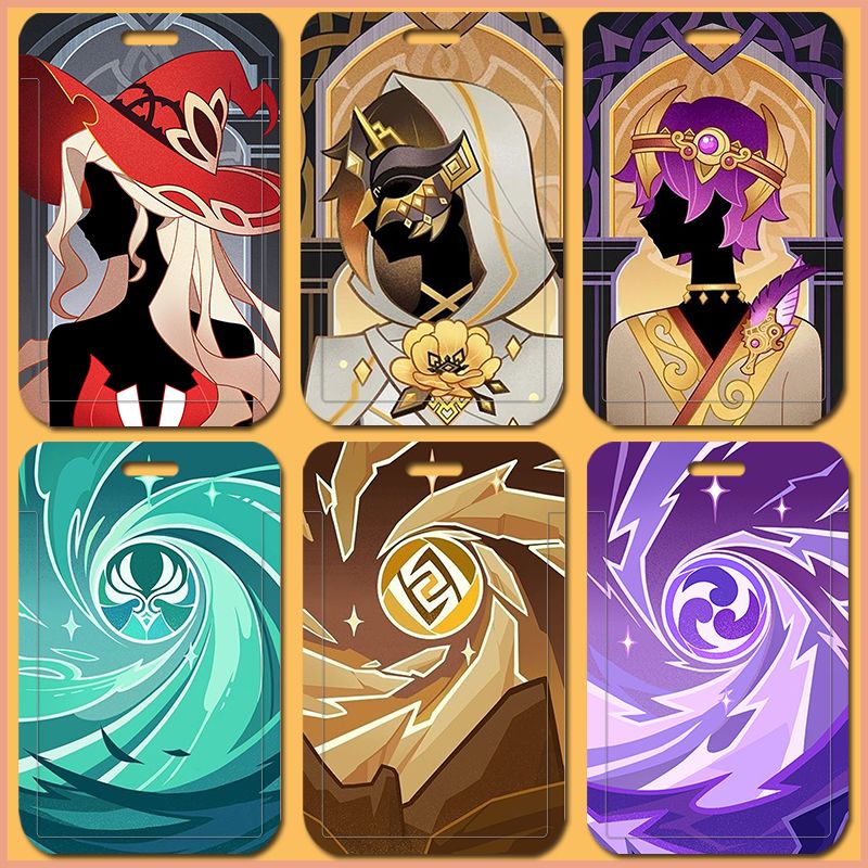 Anime Cartoon Genius Invokation TCG DIY Name Card Student School ID ...