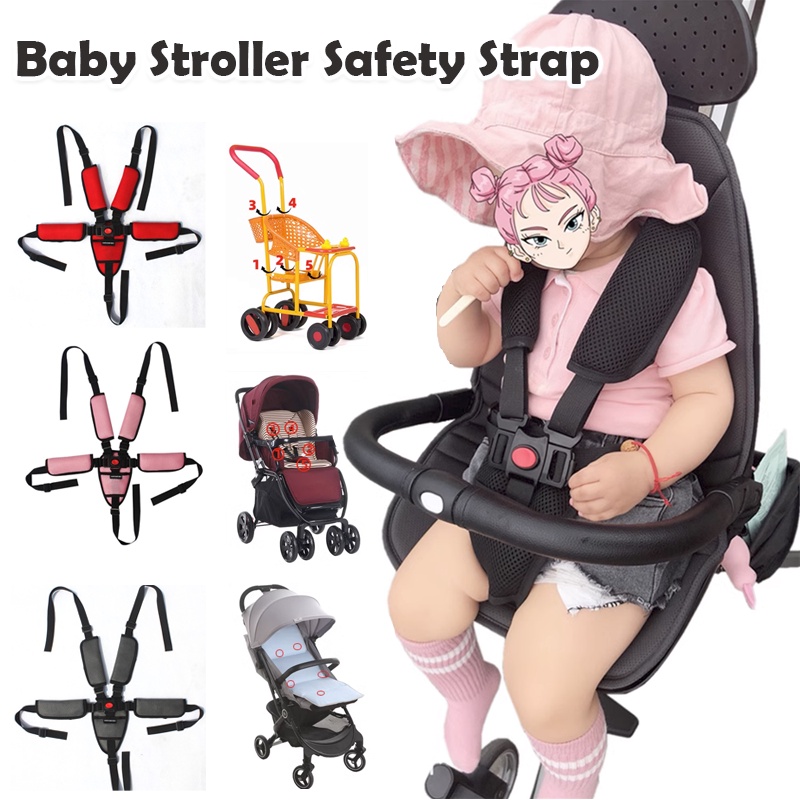 Baby Stroller Safety Strap Shoulder Pads for Kid Car Seat Accessories Adjustable Universal Baby ...