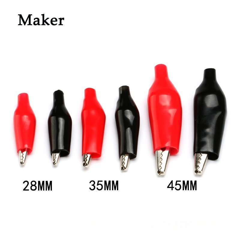 10PCS 28MM 35MM 45MM Metal Alligator Clip Crocodile Electrical Clamp ...