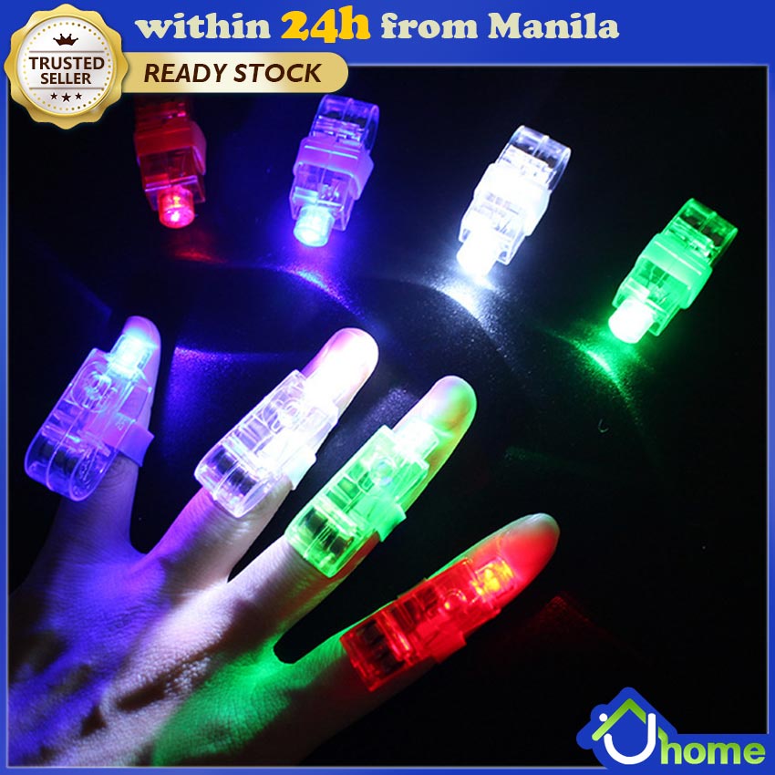 【SOYACAR】LED Flash Finger Light Party Night Club Dazzling Beam Laser ...