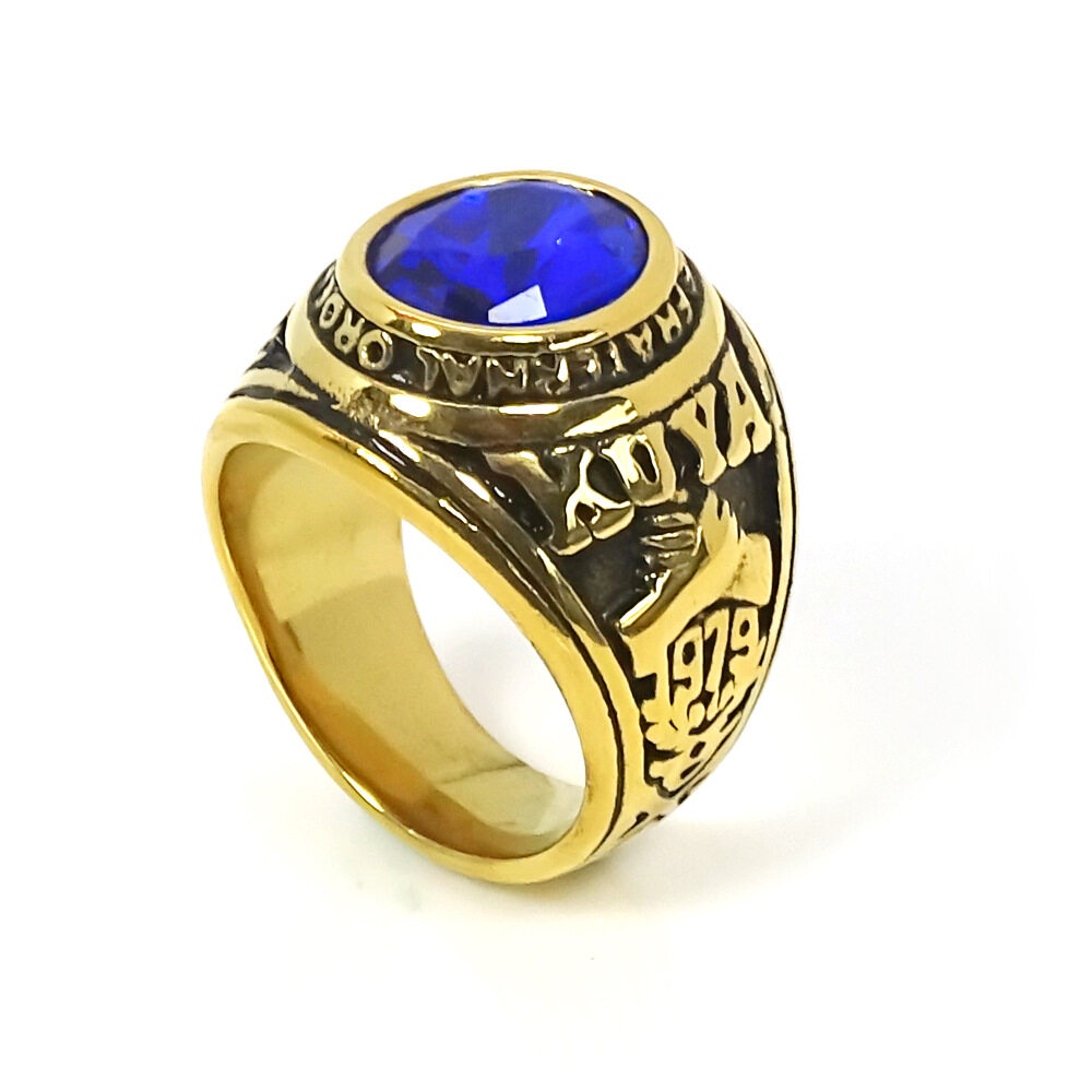 Eagles Ring Kuya for Men Ate Gold Silver Pure Gem Philippine Eagle Bull ...