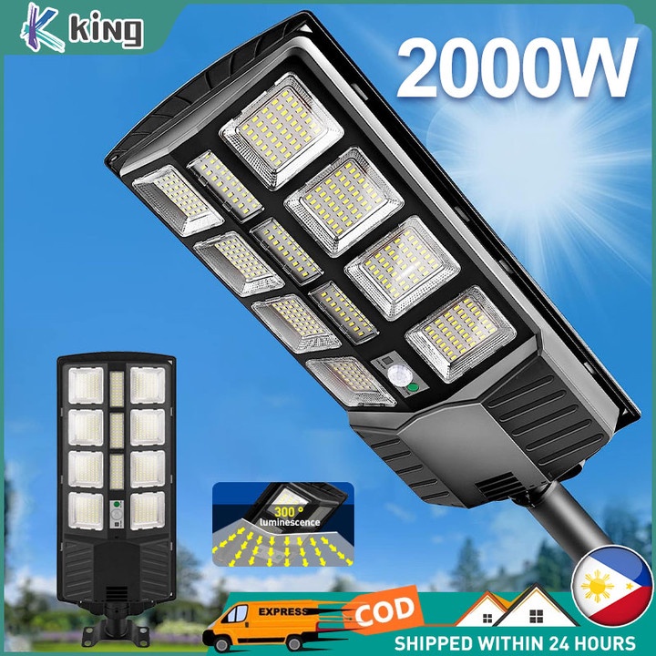 Solar Street Light with Sensor Outdoor Spotlight | Shopee Philippines