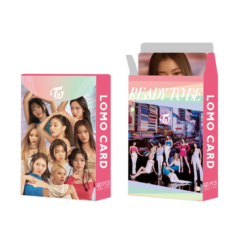 60pcs/box TWICE Album READY TO BE Photocards BETWEEN 1&2 HARE HARE Lomo ...