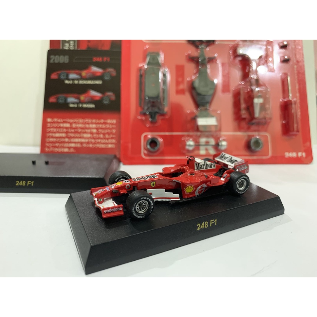 Kyosho 1:64 Ferrari 248 F1 Schumacher No. 5 2006 Formula 1 Collection ...