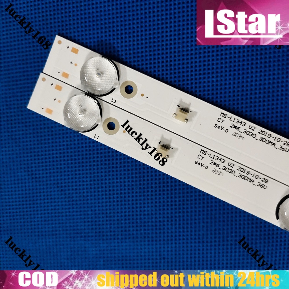 2Pcs 32Inch MS-L1343 Led Backlight Strip 6LED Backlight For ACE 32" LED TV Model | Shopee ...