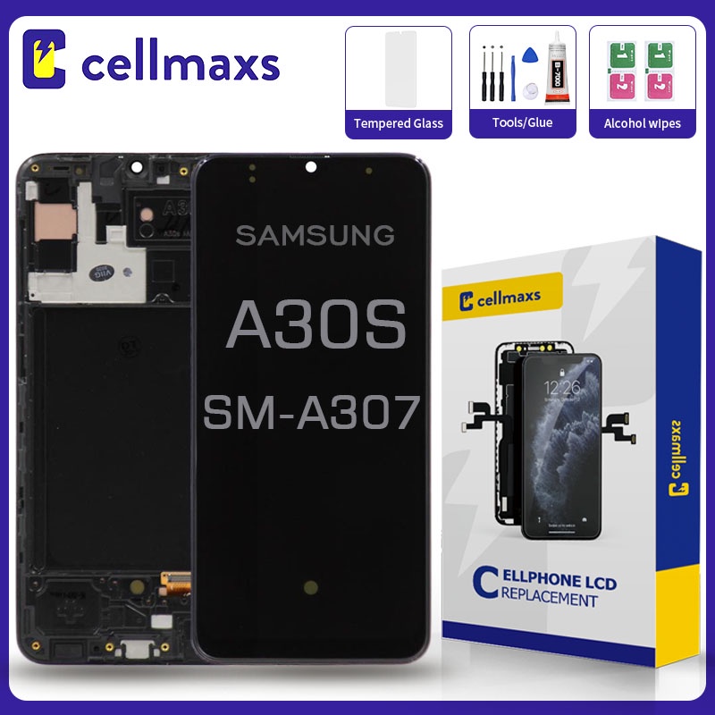 For SAMSUNG Galaxy A30S A307 LCD Touch Screen Replacement | Shopee ...