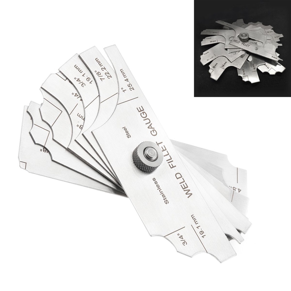 7 Pieces Fillet Welding Inspection Gauge Set Rule Gauge Welding ... 7 Pieces Fillet Welding Inspection Gauge Set Rule Gauge Welding ...