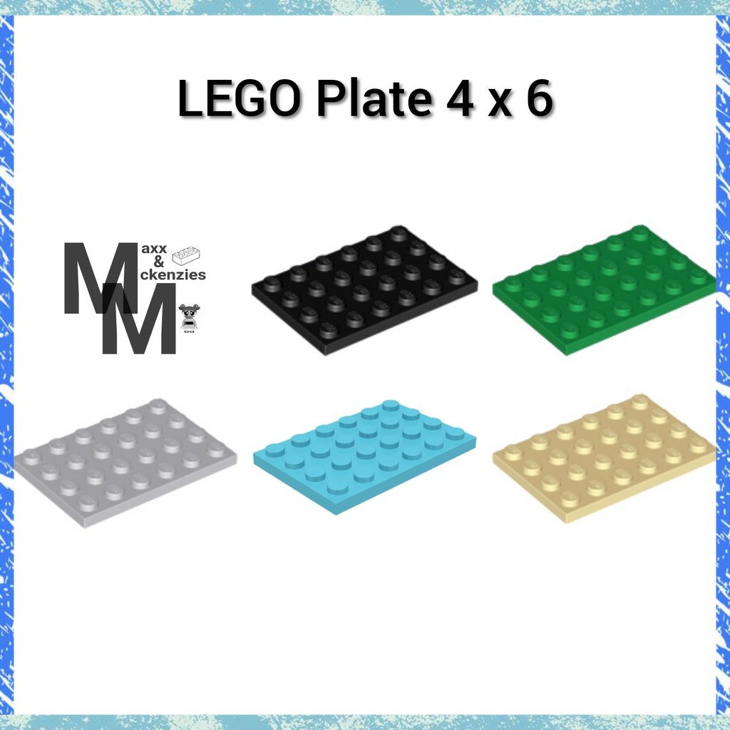 Plate 4x6 / 4 x 6 (3032) LEGO Part | Shopee Philippines