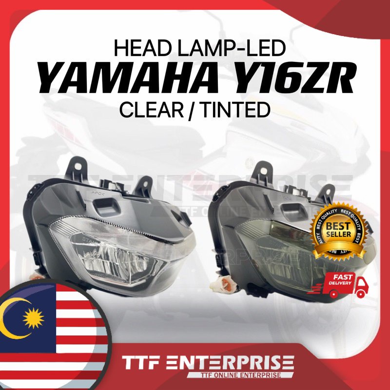 YAMAHA Y16ZR HEAD LAMP-LED Y16 ZR Y 16 ZR LAMPU DEPAN LED | Shopee ...