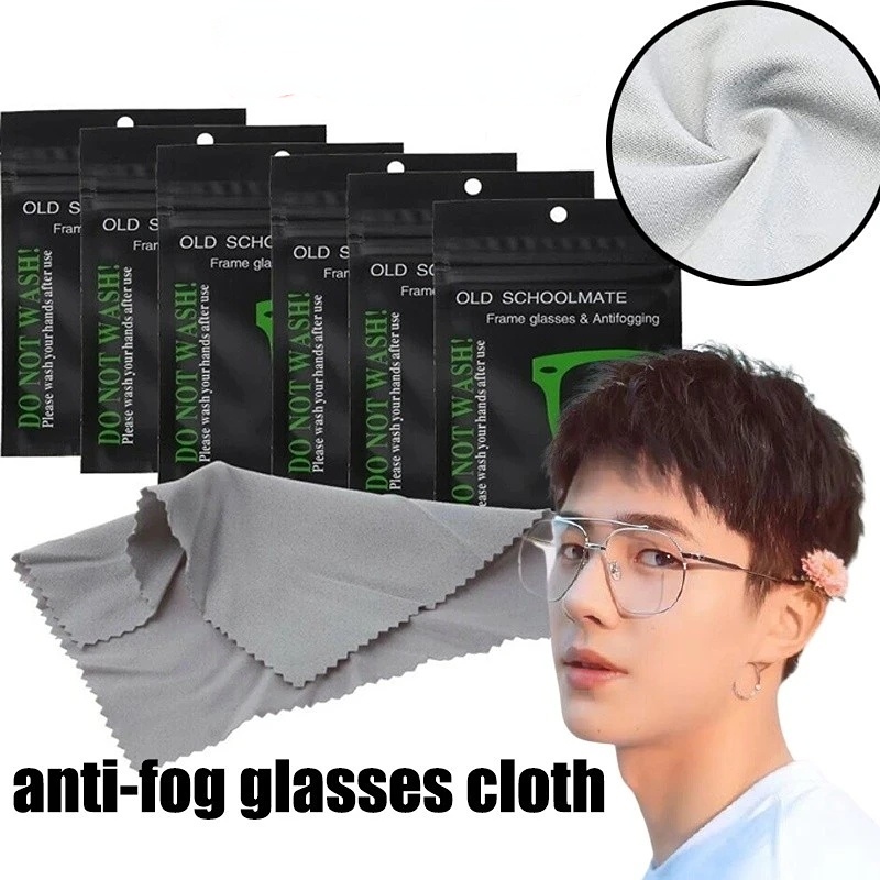 Nano Anti-fog Glasses Wipe Cloth/Reusable Eyeglasses Wipes Lens Cloth ...