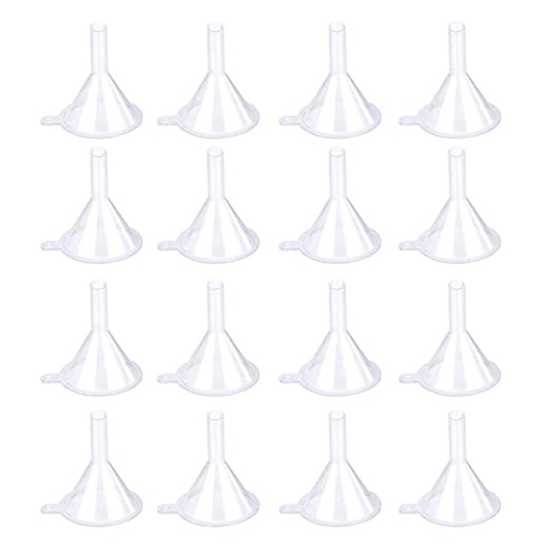 3/5cm Mini Plastic Liquid Funnel/Transparent Perfume Essential Oil ...