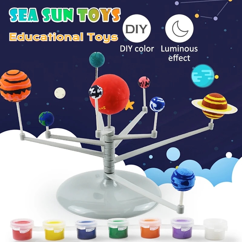 Educational Toy Solar System Model DIY Child Science Learning Solar ...