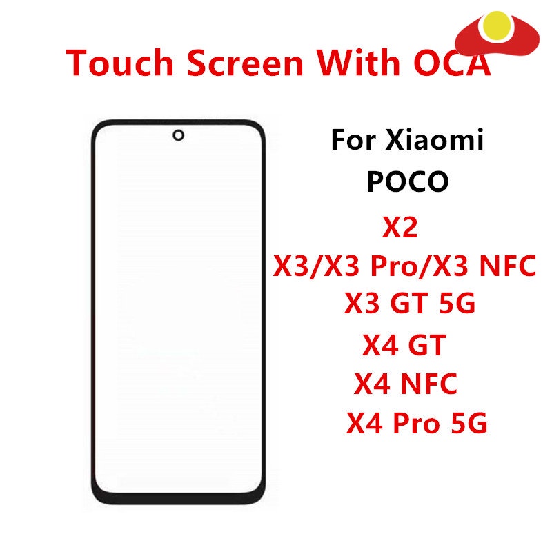 Outer Glass For Xiaomi POCO X4 Pro 5G X3 NFC GT X2 Touch Screen Front ...