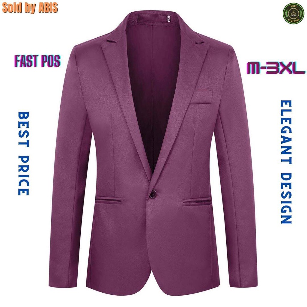 Elevate Your Style with Men's Purple Blazer - Authentic Design, Best ...