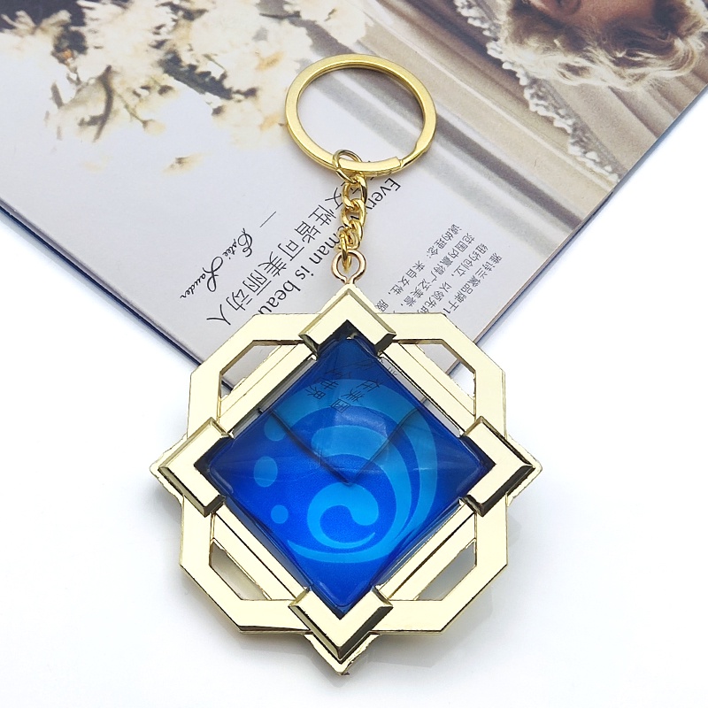 Game Genshin Impact Visions Keychain Sumeru Mondstadt Liyue Inazuma ...