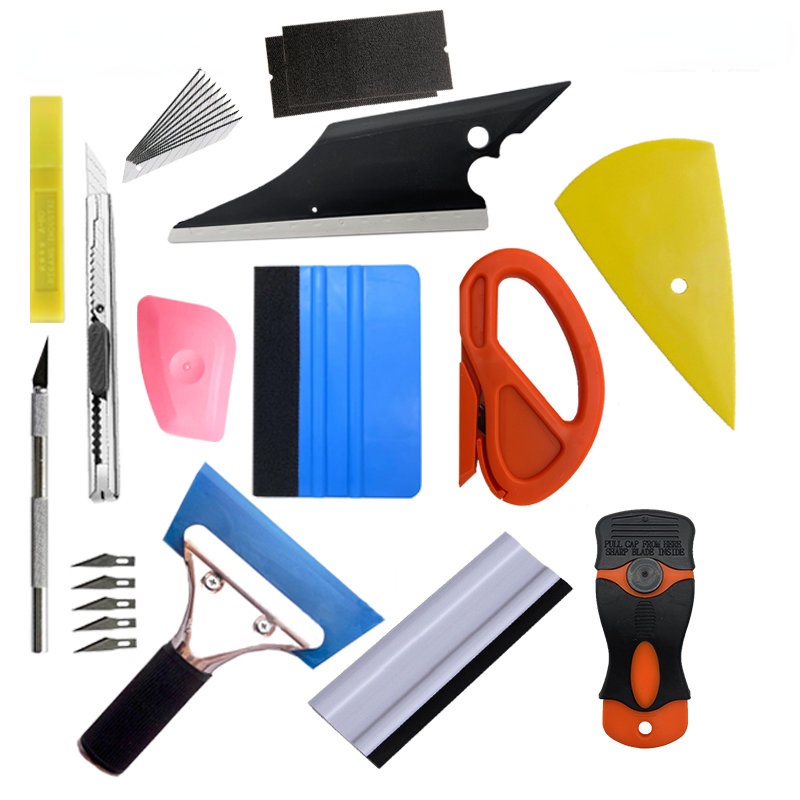 New Vinyl Film Car Accessories Tool Wrap Adhesive Carbon Installation ...
