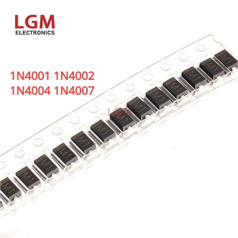 200Pcs/100Pcs Original M1 M2 M4 M7 SMD Diode SMA 1N4001 1N4002 1N4004 1N4007 | Shopee Philippines