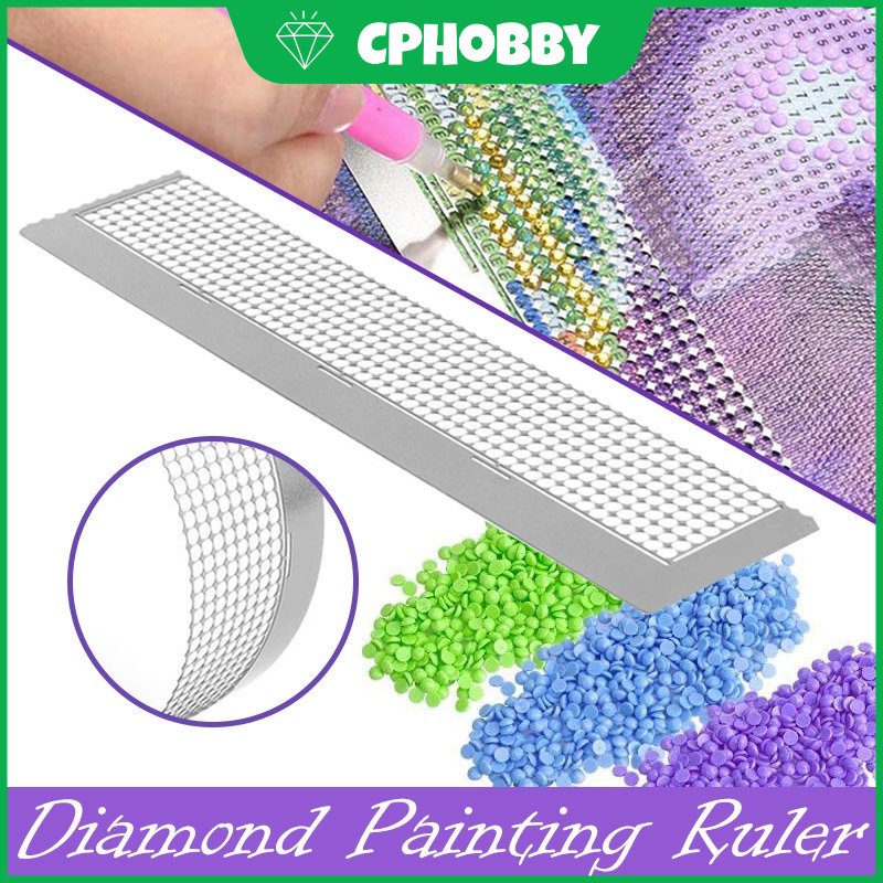 【CP】5D Diamond Pasted Painting Ruler and Adjustment Fix Tool, DIY ...