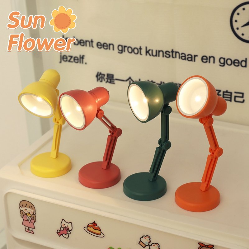 Mini Table Lamp Adjustable Cute DIY Night Light Student Reading Lamp ...