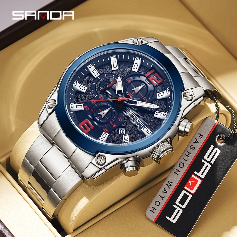 SANDA Business Trend Success Men's Watch Luxury Sports Watch ...