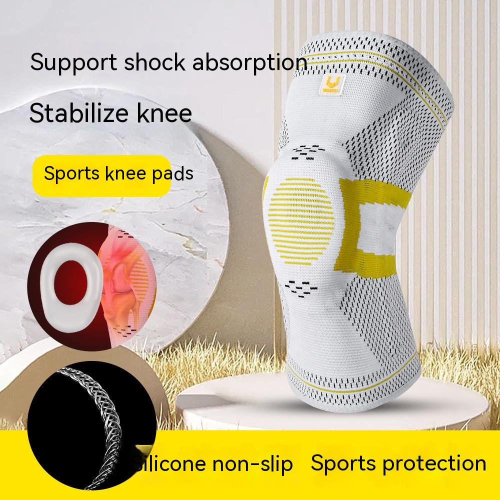 Knee Brace Compression Sleeve for Knee Pain Wraps Patella Stabilizer ...