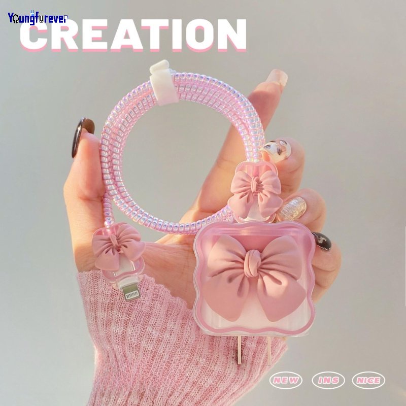 Creative Popular Elegant Data Cable Protector Transparent Gradient ...
