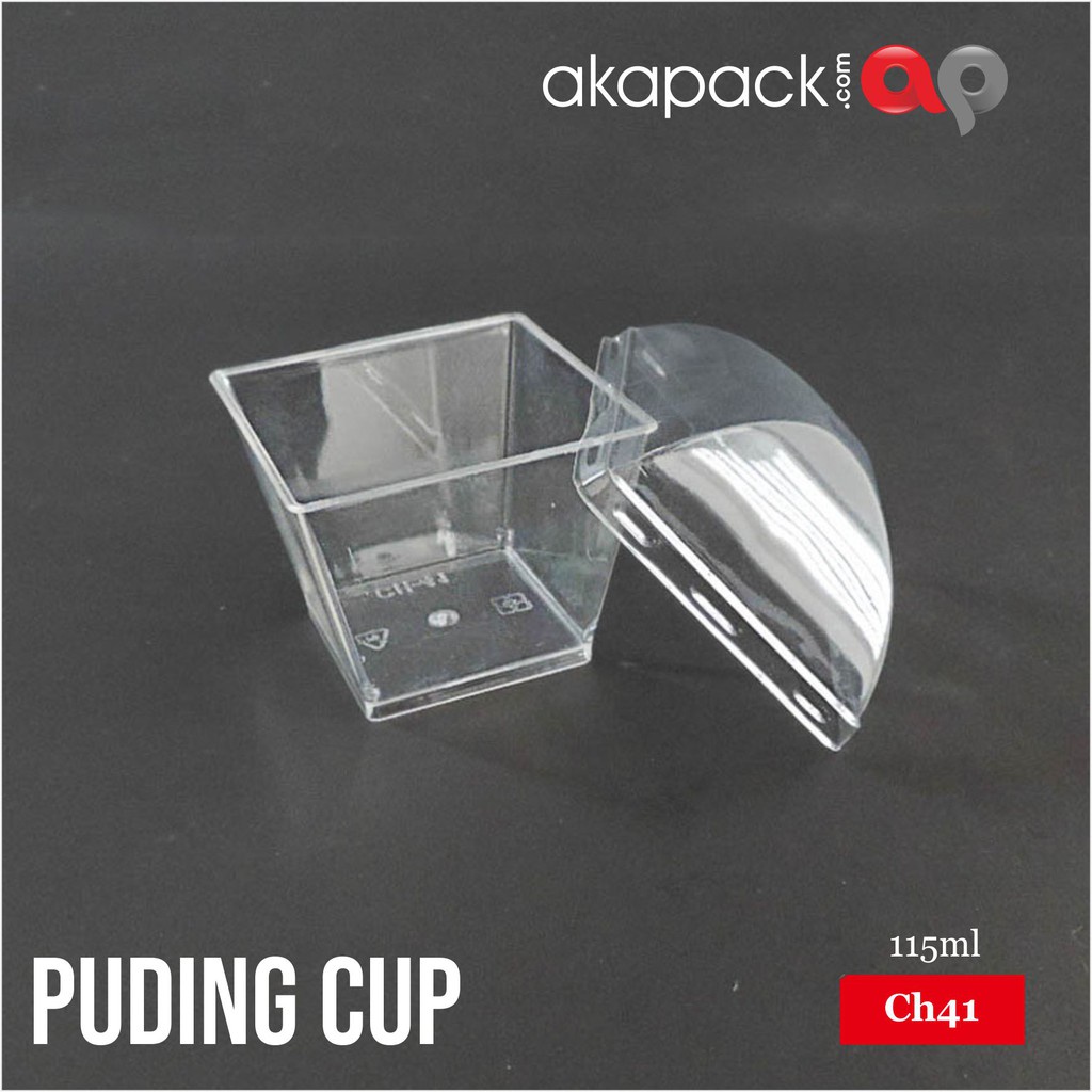 Cup Jelly Pudding Plastic Mica Box CH 41 Contents 25pcs | Shopee ...