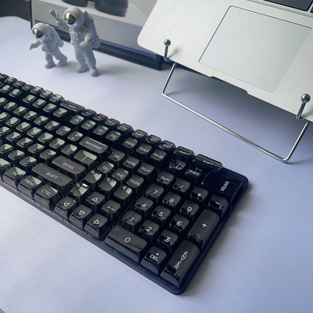 Kam Crystal Clear Keycaps Keycaps PC Backlit Keycaps 143 Keys ...