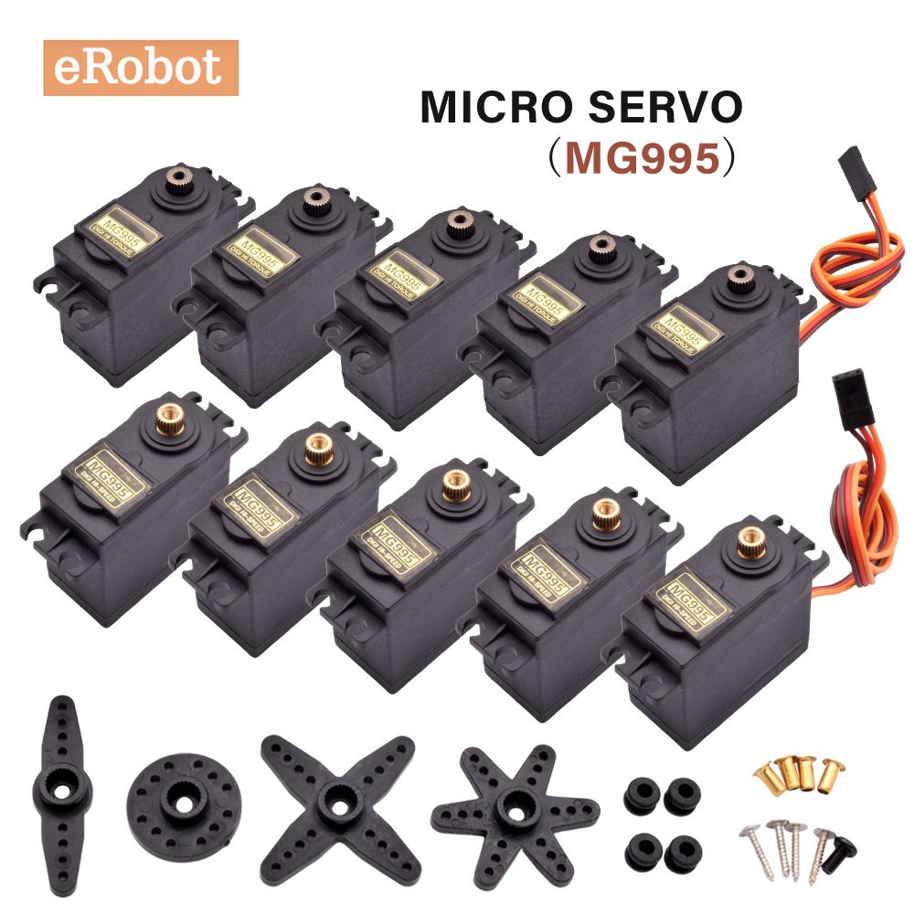 MG995 Metal Gear Servmotor 180 360 High Speed Analog Servo Motor for ...