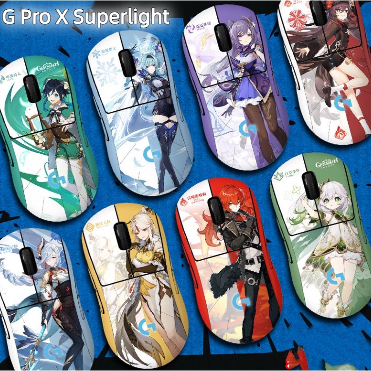 Suitable for Logitech gpw mouse sticker G Pro X Superlight animation ...