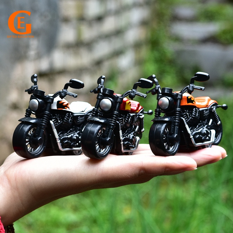 1/36 Motorcycle Model Children Locomotive Toy Mini Metal Motorbike Kids ...
