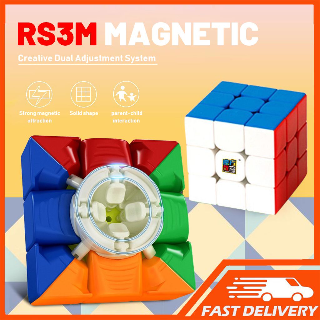 MOYU Super RS3M 3x3 Magic Cube Professional RS3 M 3X3 Children's Gifts ...